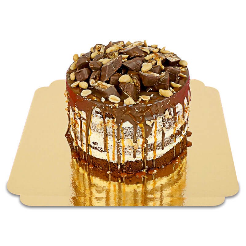 Torte mit Snickers® Riegeln zum Wunschtermin bestellen deineTorte.de